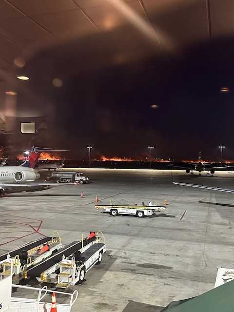 Delta flight engine issue leads to fire at Savannah airport; FAA ...