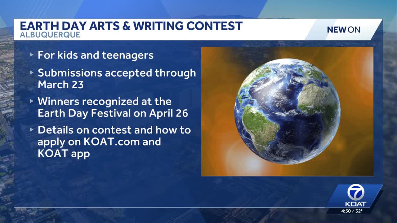 Earth Day youth arts and writing contest