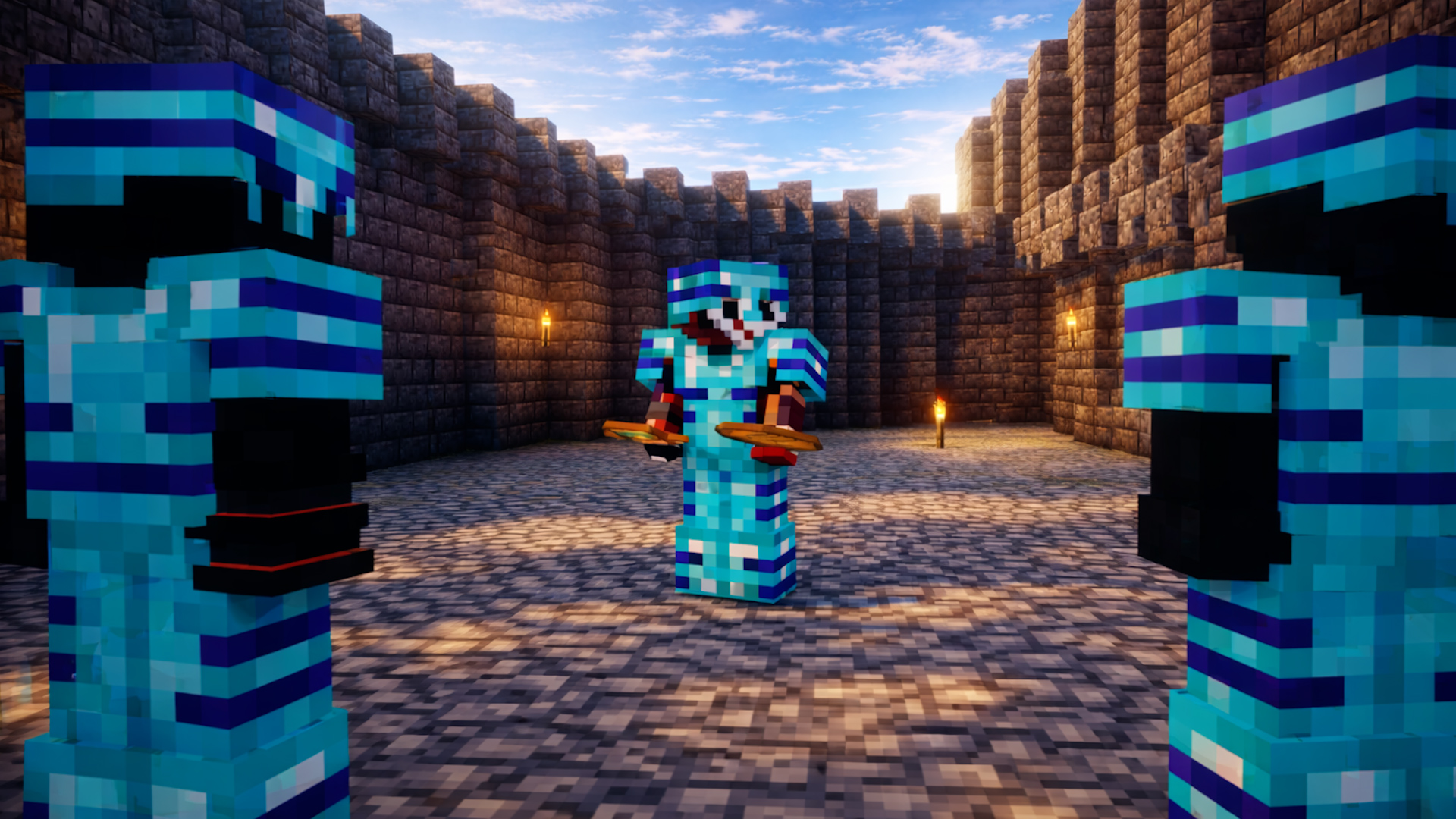 Using game mechanics to balance Minecraft power