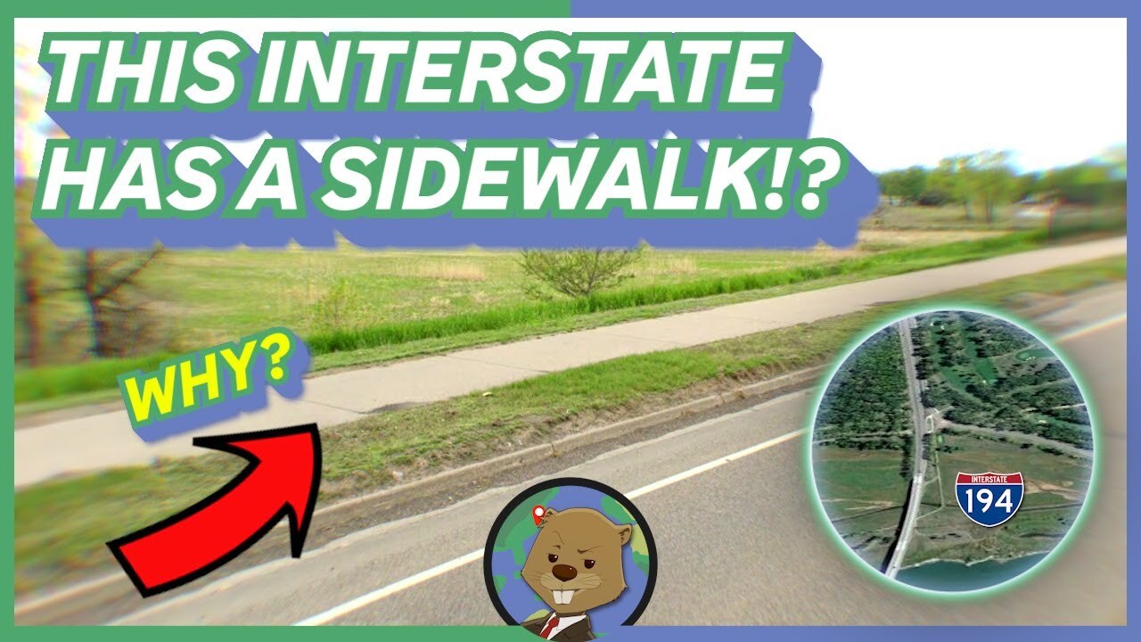 Why one US interstate actually has sidewalks