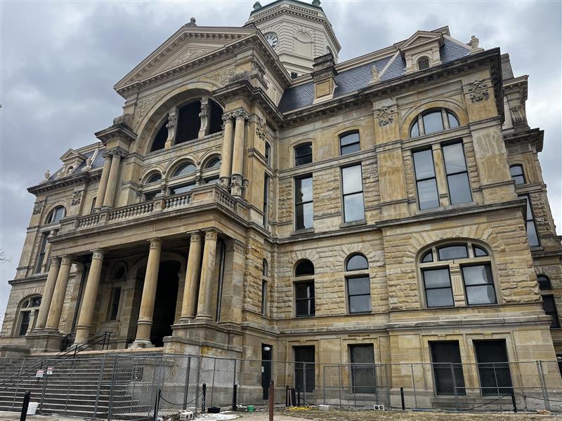 Hearings delayed after fire at historic Butler County Courthouse