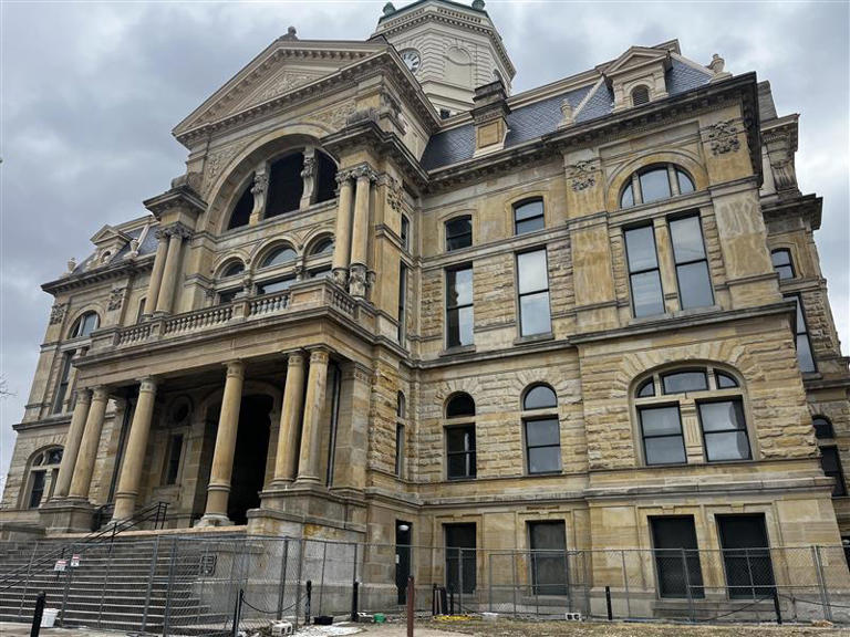 Hearings delayed after fire at historic Butler County Courthouse