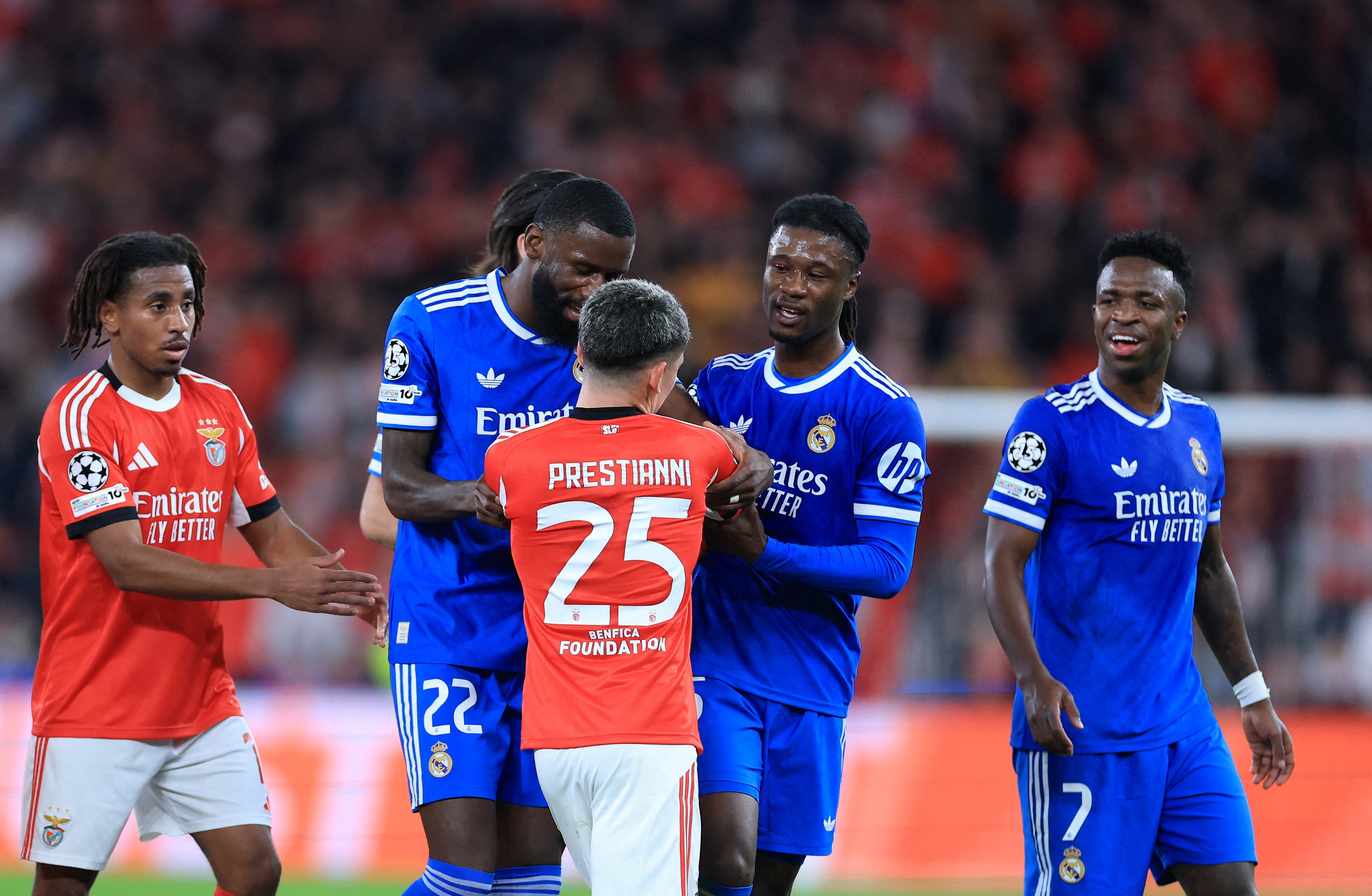 Gianluca Prestianni could miss World Cup games after Vinicius incident