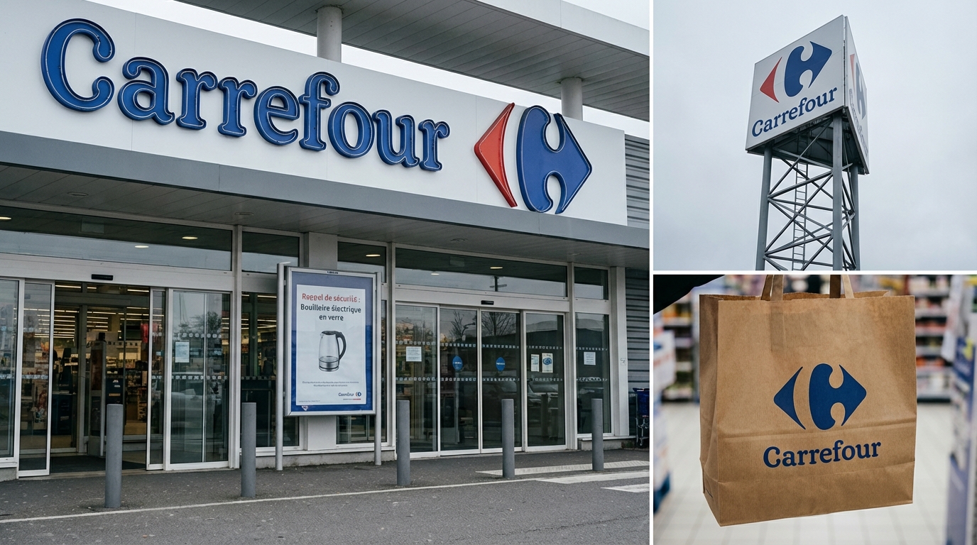 Rappel conso : Carrefour retire cette bouilloire électrique en verre ...
