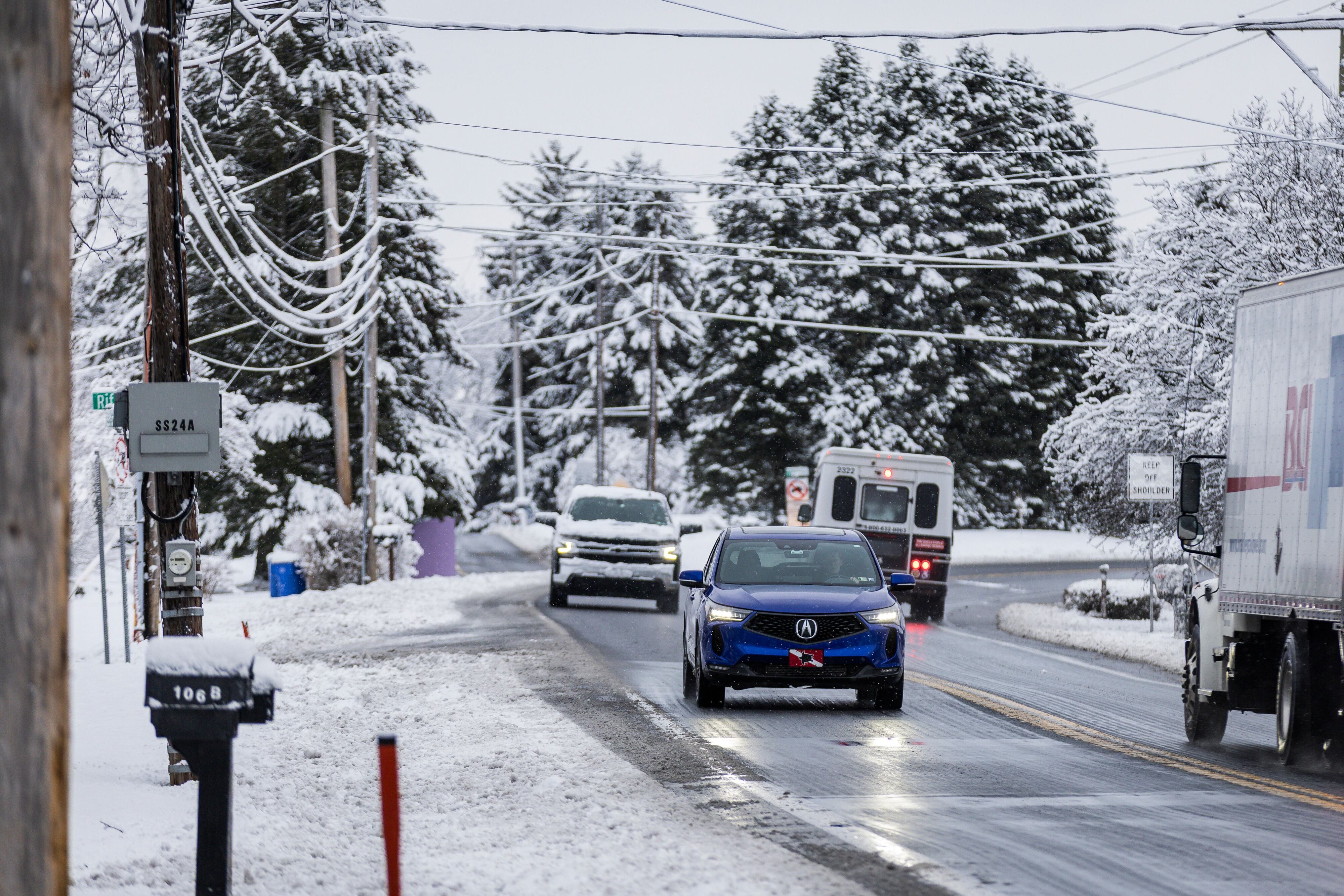 How much snow has fallen across Pa.? And when will it stop?