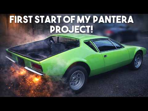 Starting my 70s supercar for the first time. DeTomaso Pantera project