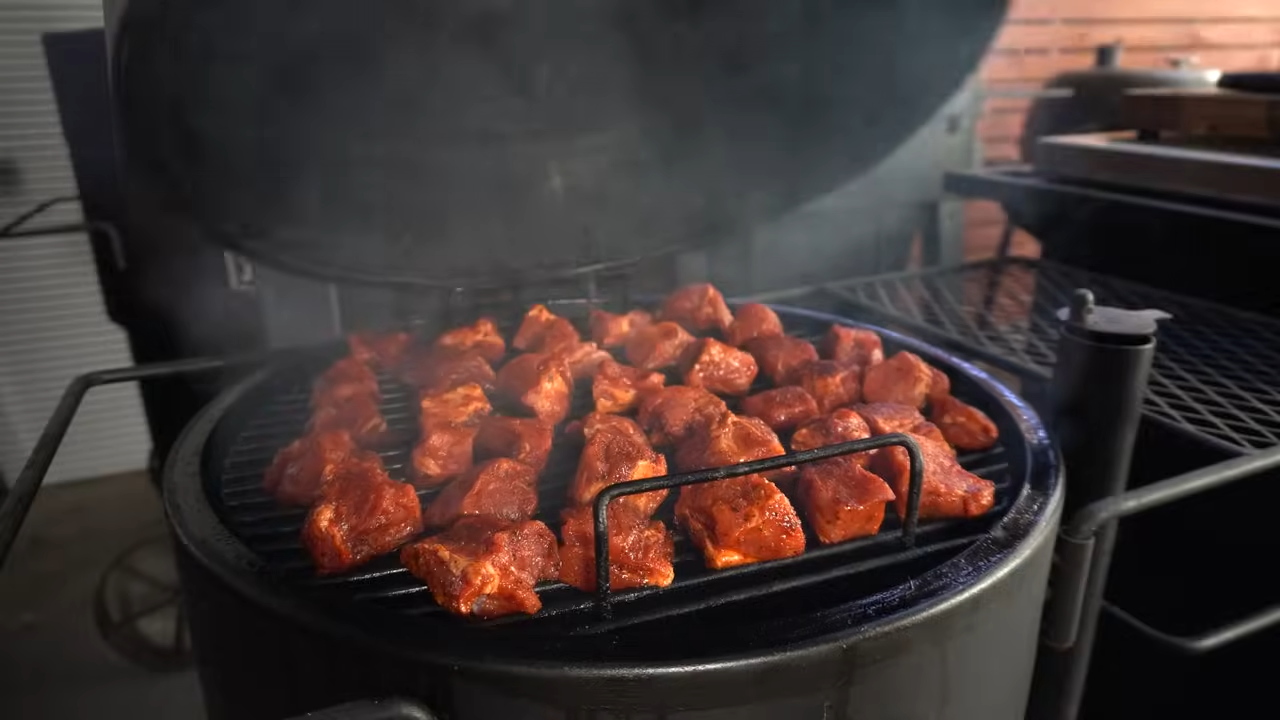 This is how I make pork scotch burnt ends the American way of BBQ