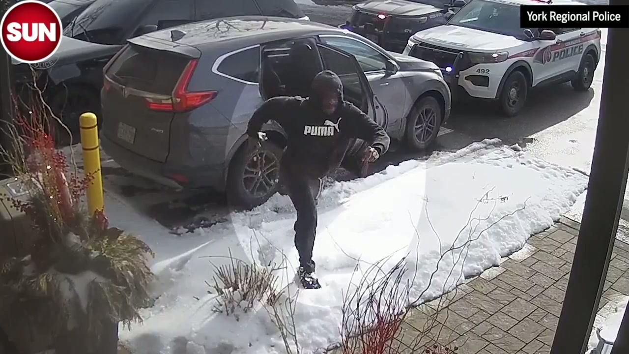 Caught on camera: Eye in the sky helps cops catch their guy