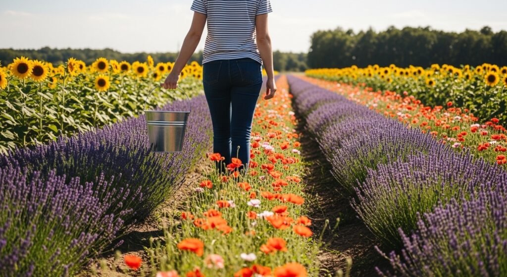 Before you visit a U pick flower farm, read this first
