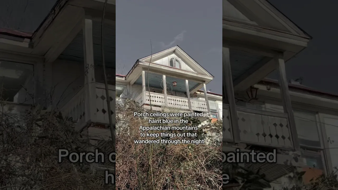 Appalachian Folklore - Haint Blue Porch Ceilings that comes from the ...