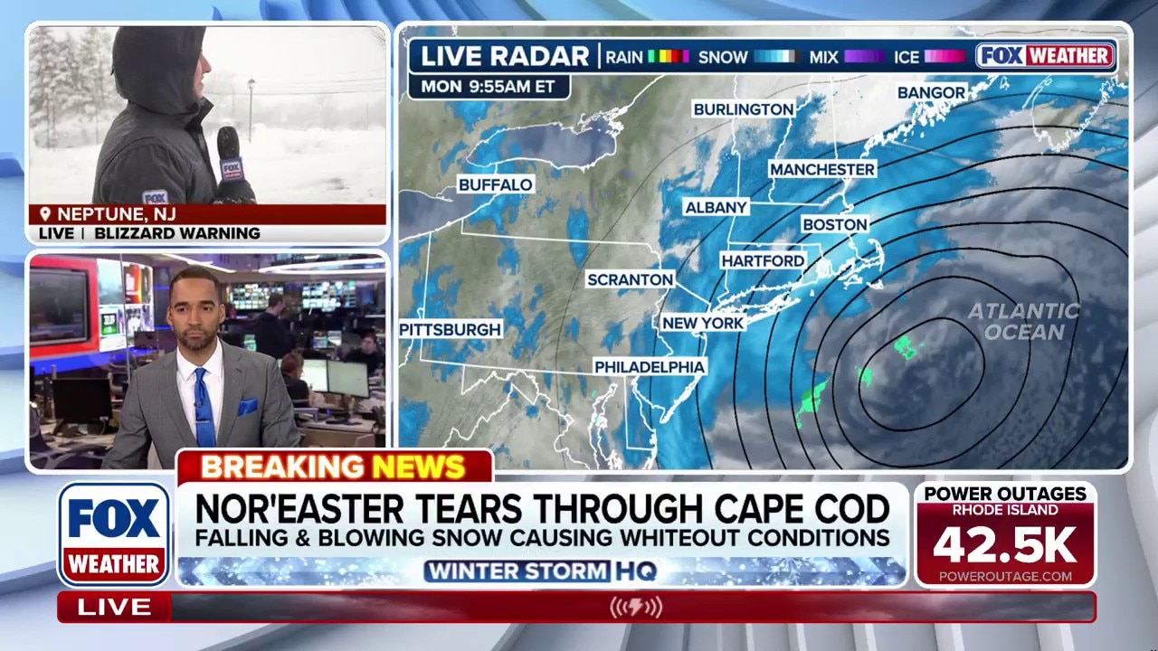 Nor'easter Nick Pittman joins FOX Weather with the latest from Camden ...