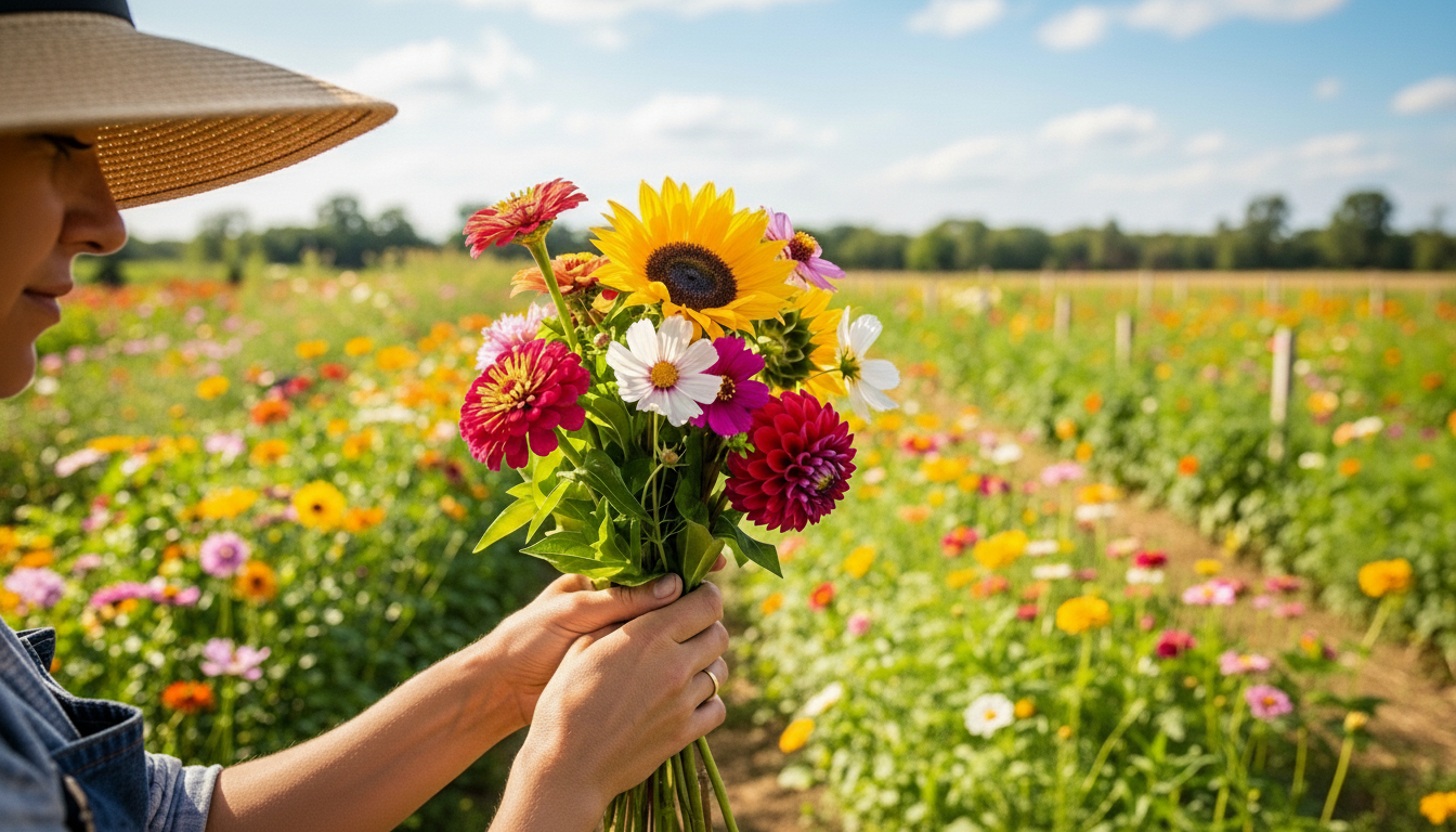 Before you visit a U Pick flower farm read this first