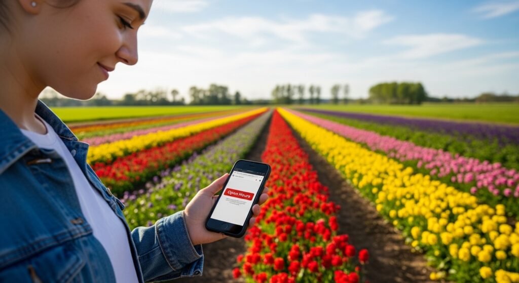 Before you visit a U Pick flower farm read this first