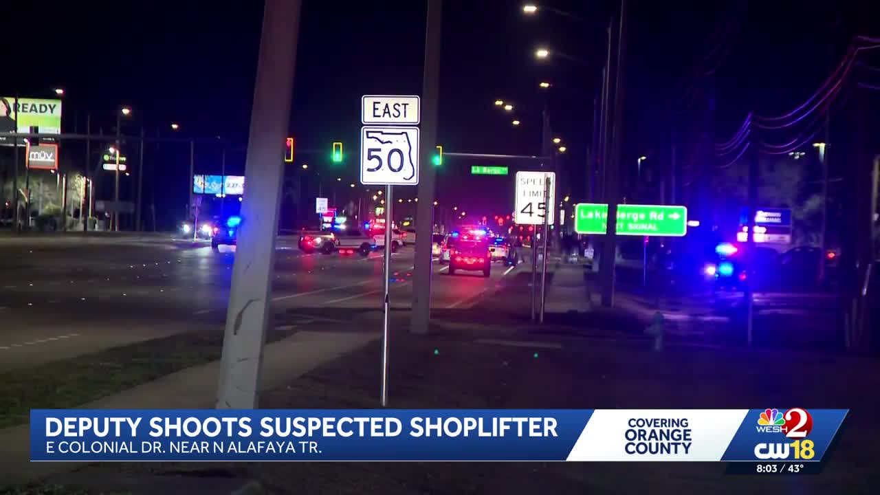 Deputy shoots man accused of shoplifting at Orlando Walmart, sheriff's ...