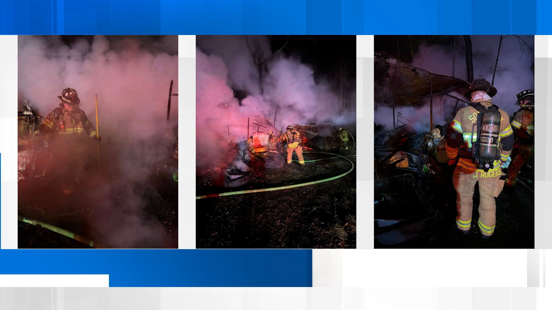 Somerset structure fire extended to woods, crews contain spread