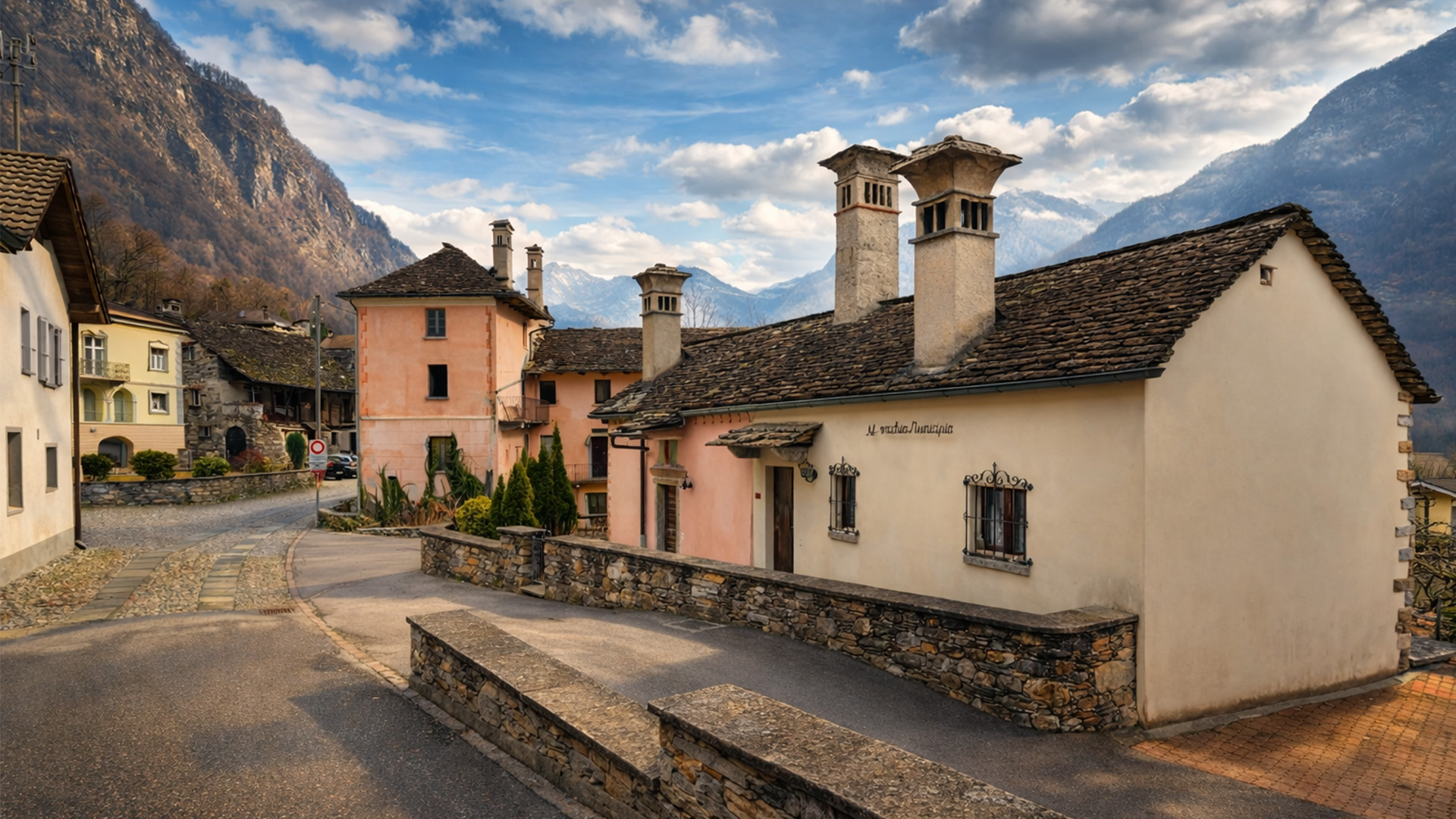 Balade à Aurigeno en Suisse : paysages du val Maggia en 4K