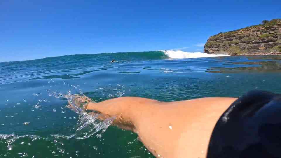He thought it was a dream wave… until the inside turned violent