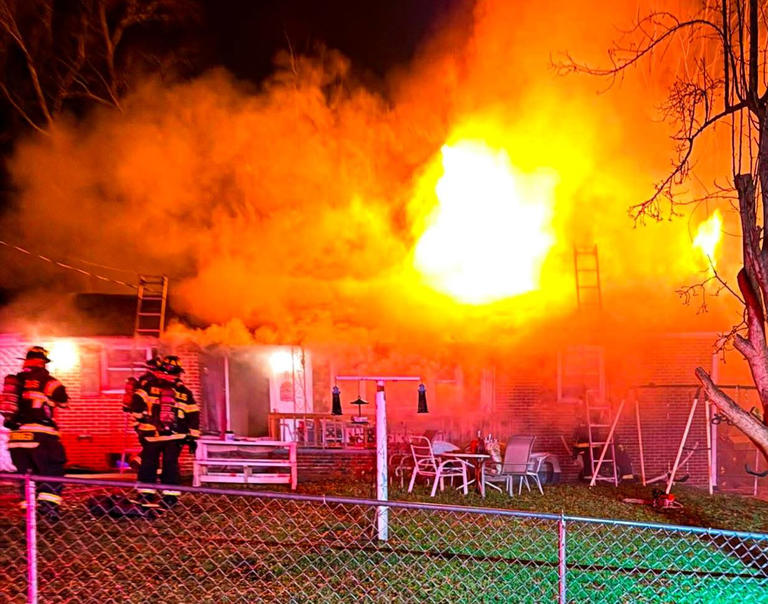 Massive overnight fire tears through home, multiple vehicles in ...