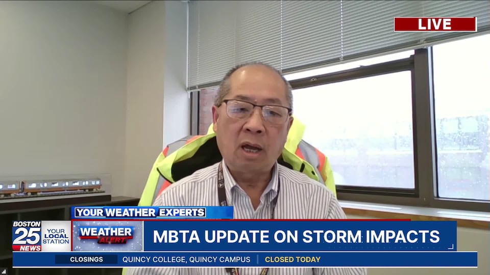 MBTA GM Philip Eng provides update on storm impacts