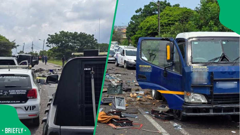 Shocking robbery in Verulam: explosive attack on cash-in-transit van