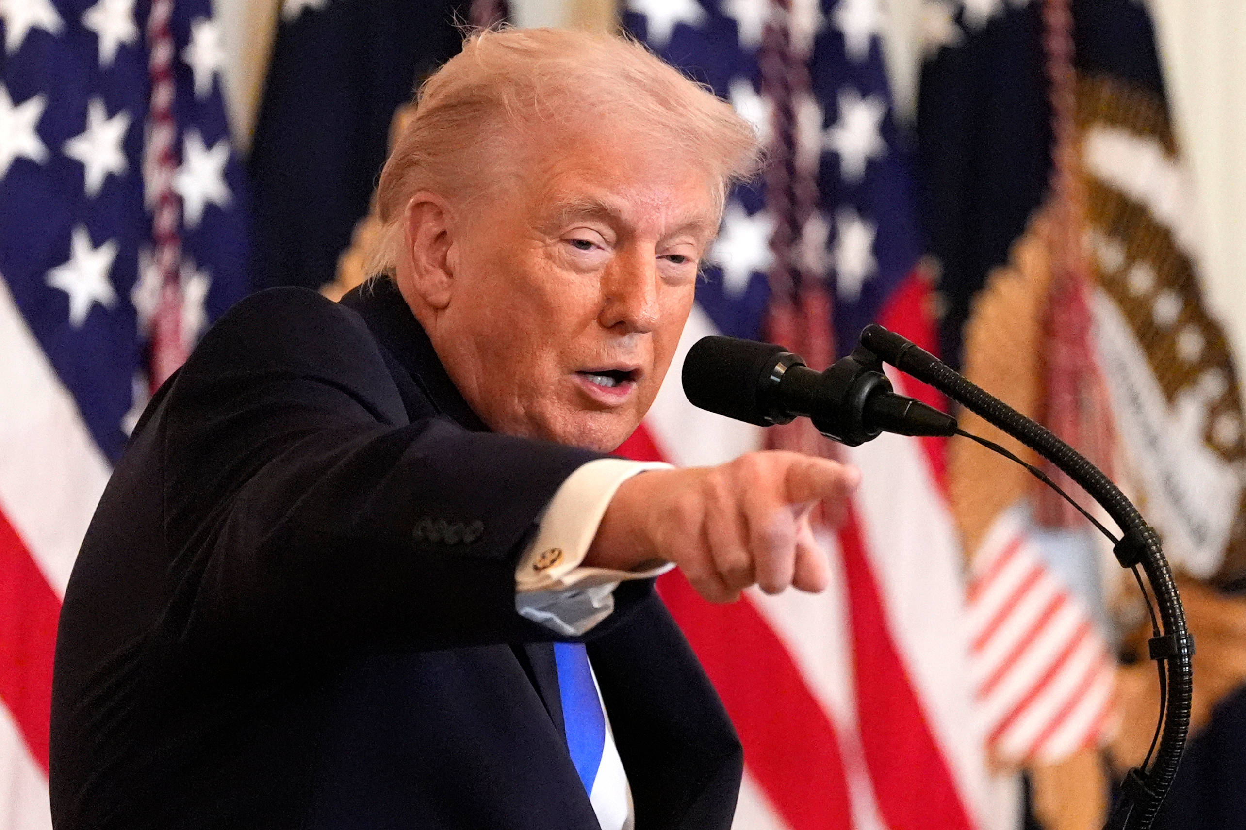 Donald Trump stops speech to ask woman if she's okay