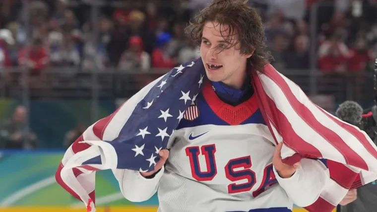 What happened to Jack Hughes' teeth? How USA star's bloody mouth became ...