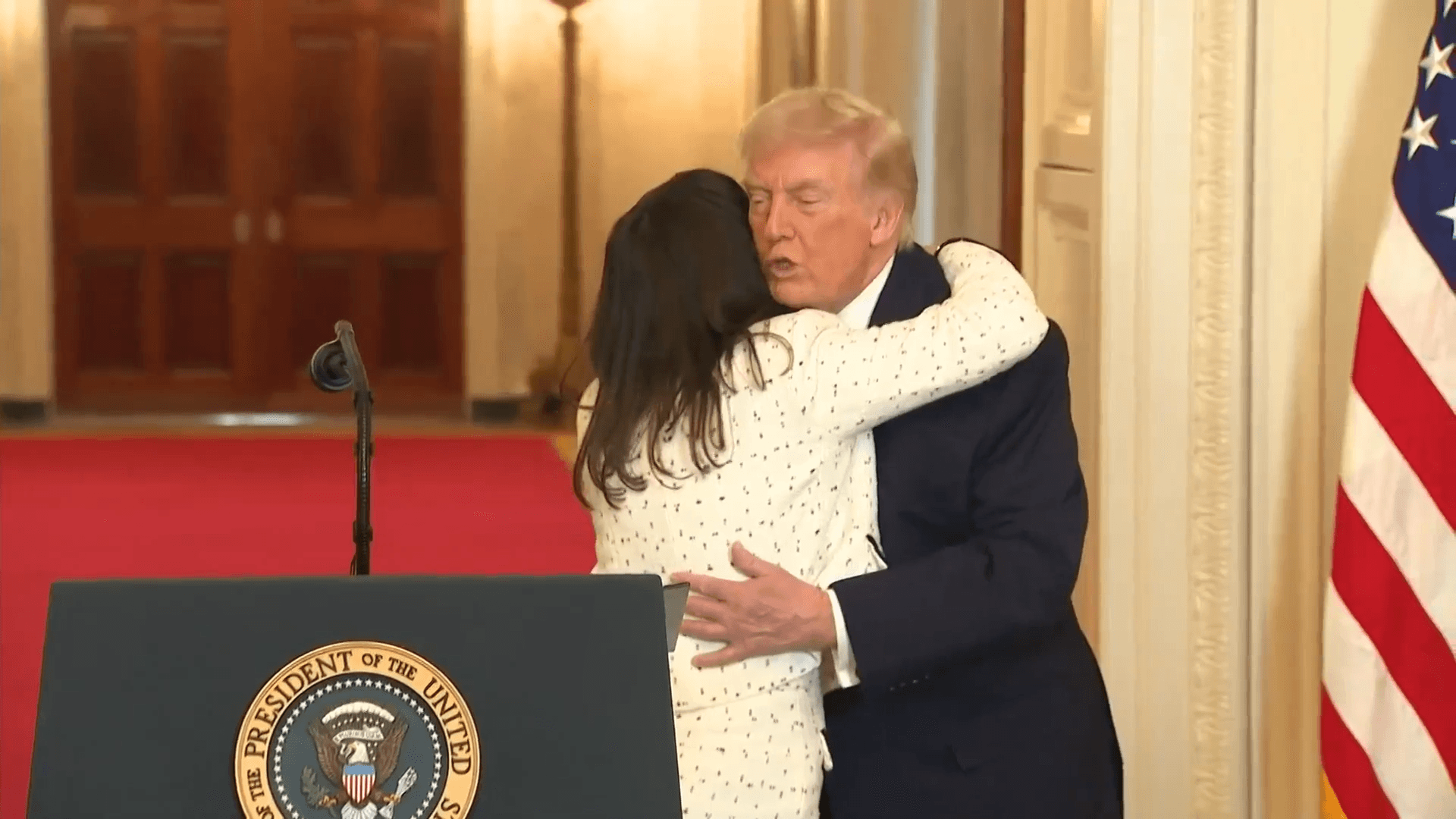 Watch: Mother of murdered daughter thanks Donald Trump for cracking ...