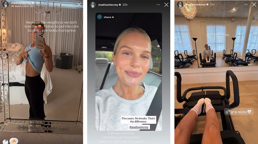 Madison Lecroy shares a revealing update on her post baby health journey