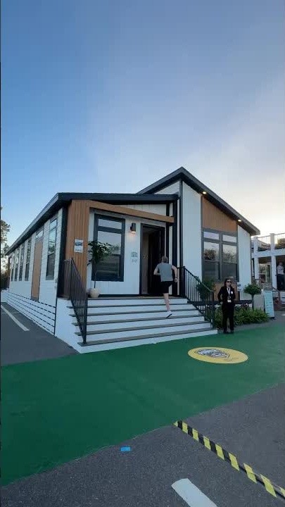 Inside a modern 3-bedroom prefab home