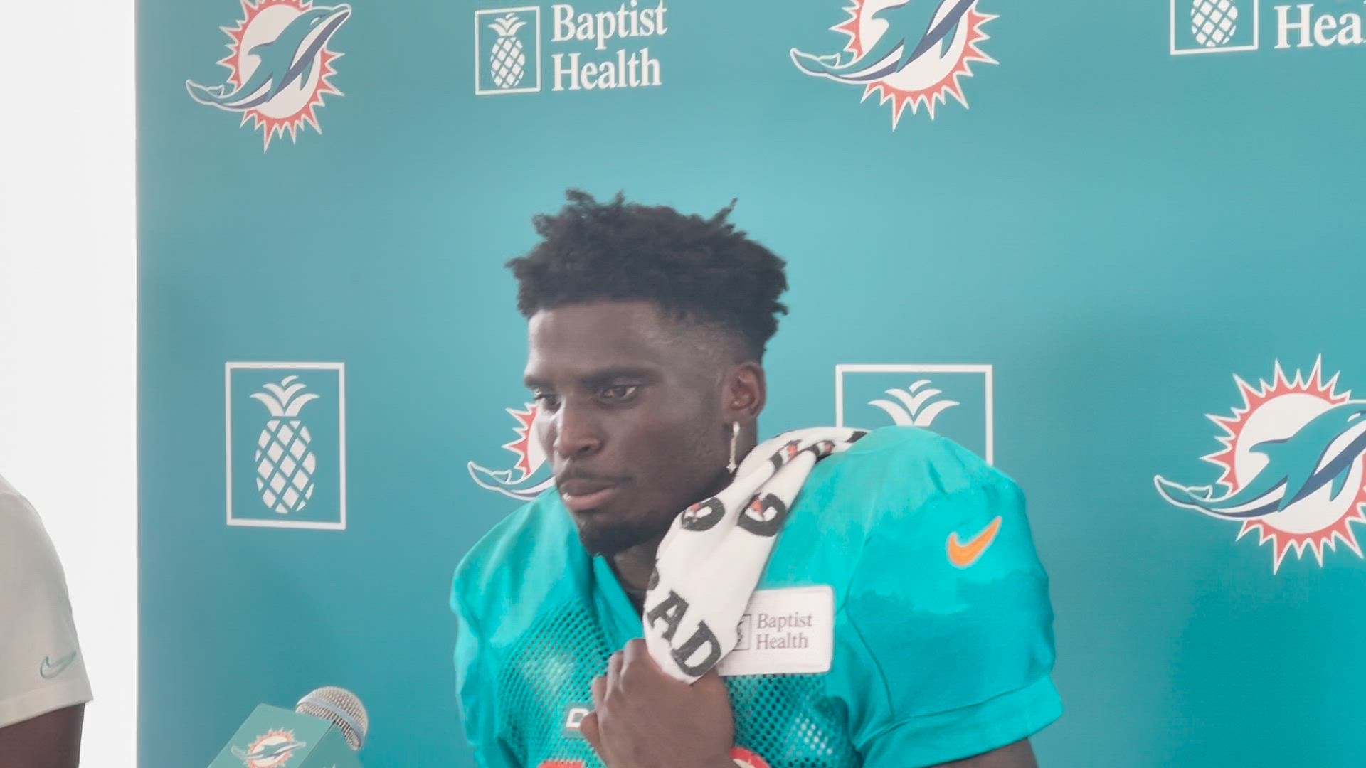 Tyreek's low-key celebration