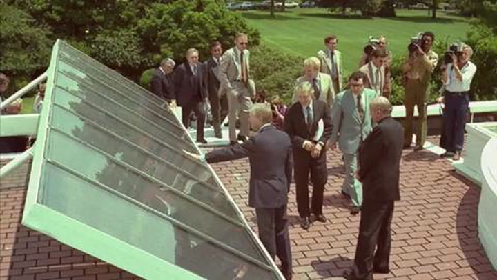 The saga of the White House solar panels