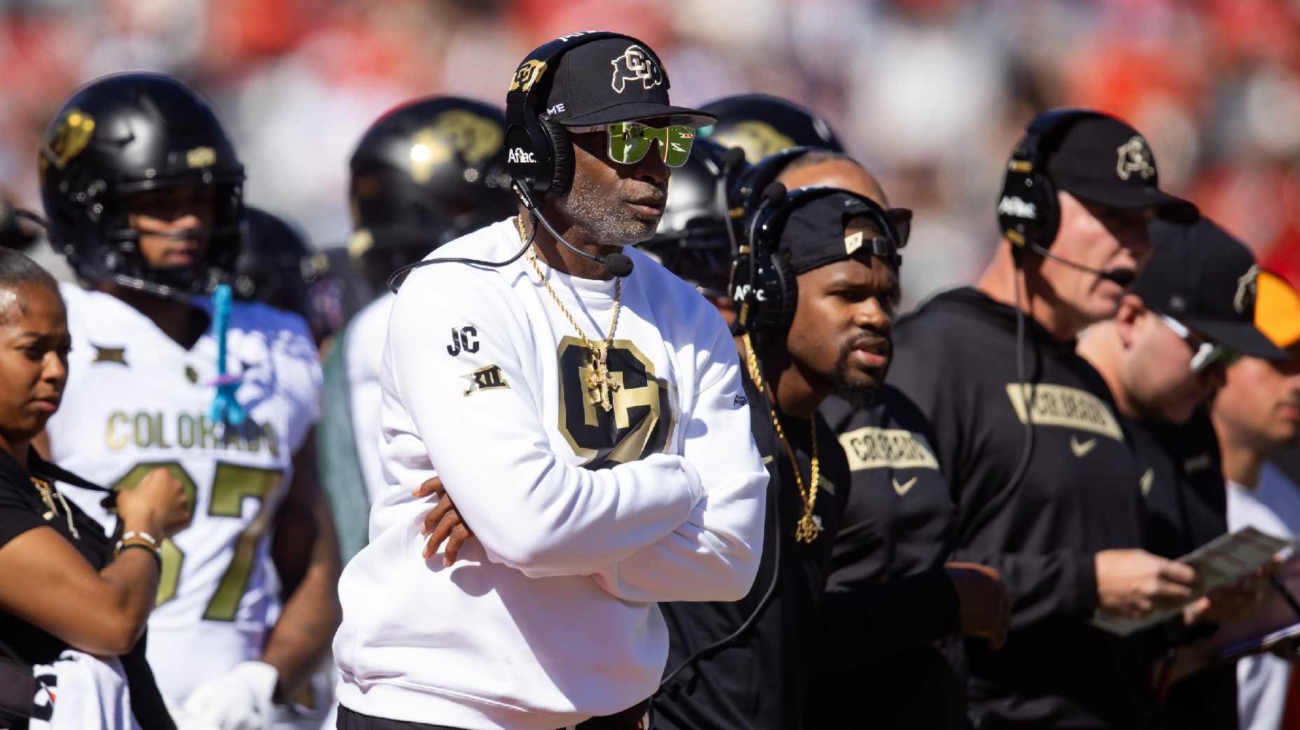 Deion Sanders calls out reporter about Instagram motivational posts