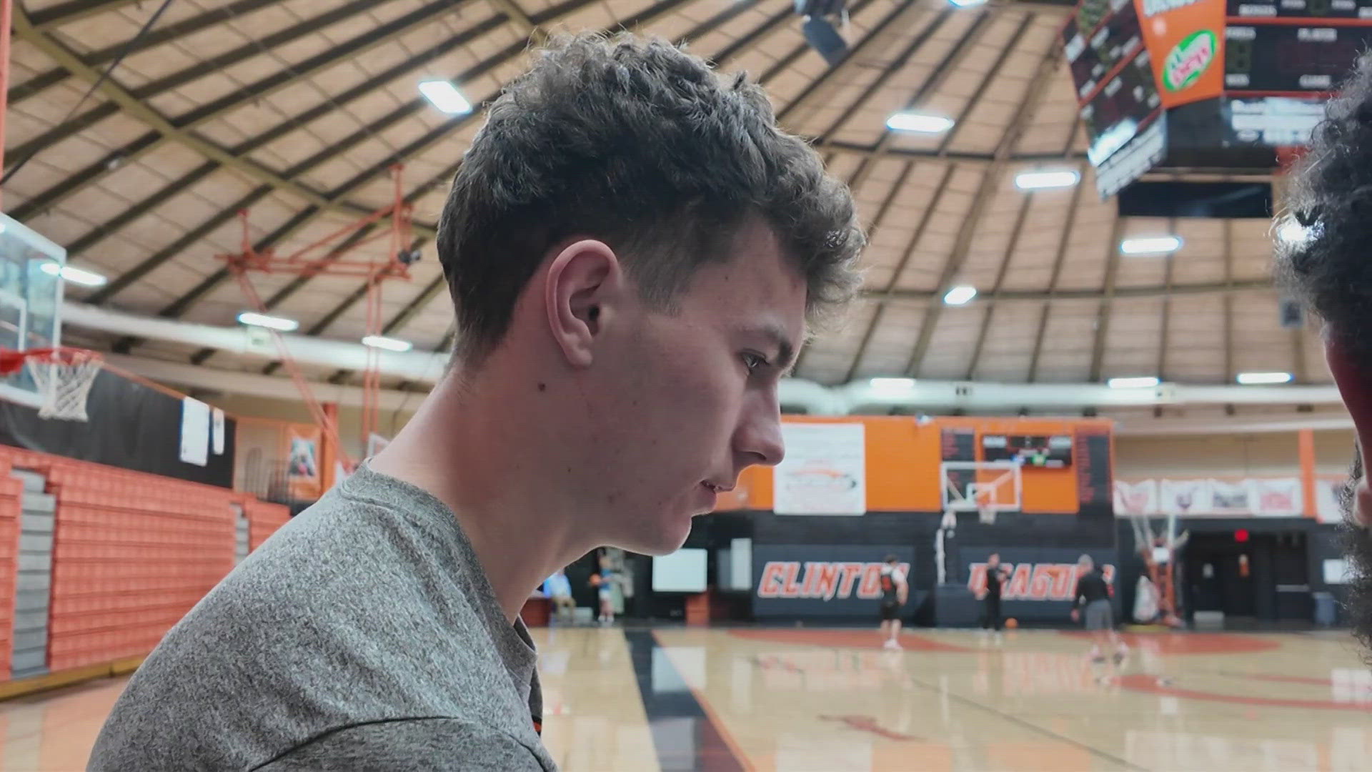 Clinton High School athlete sets records in football and basketball