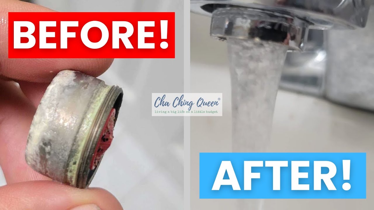 How to replace or clean a bathroom faucet aerator