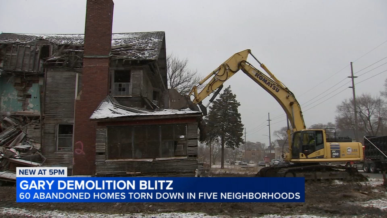 Gary demolishing dozens of 'unsafe' homes in 'Blight Blitz' in effort ...