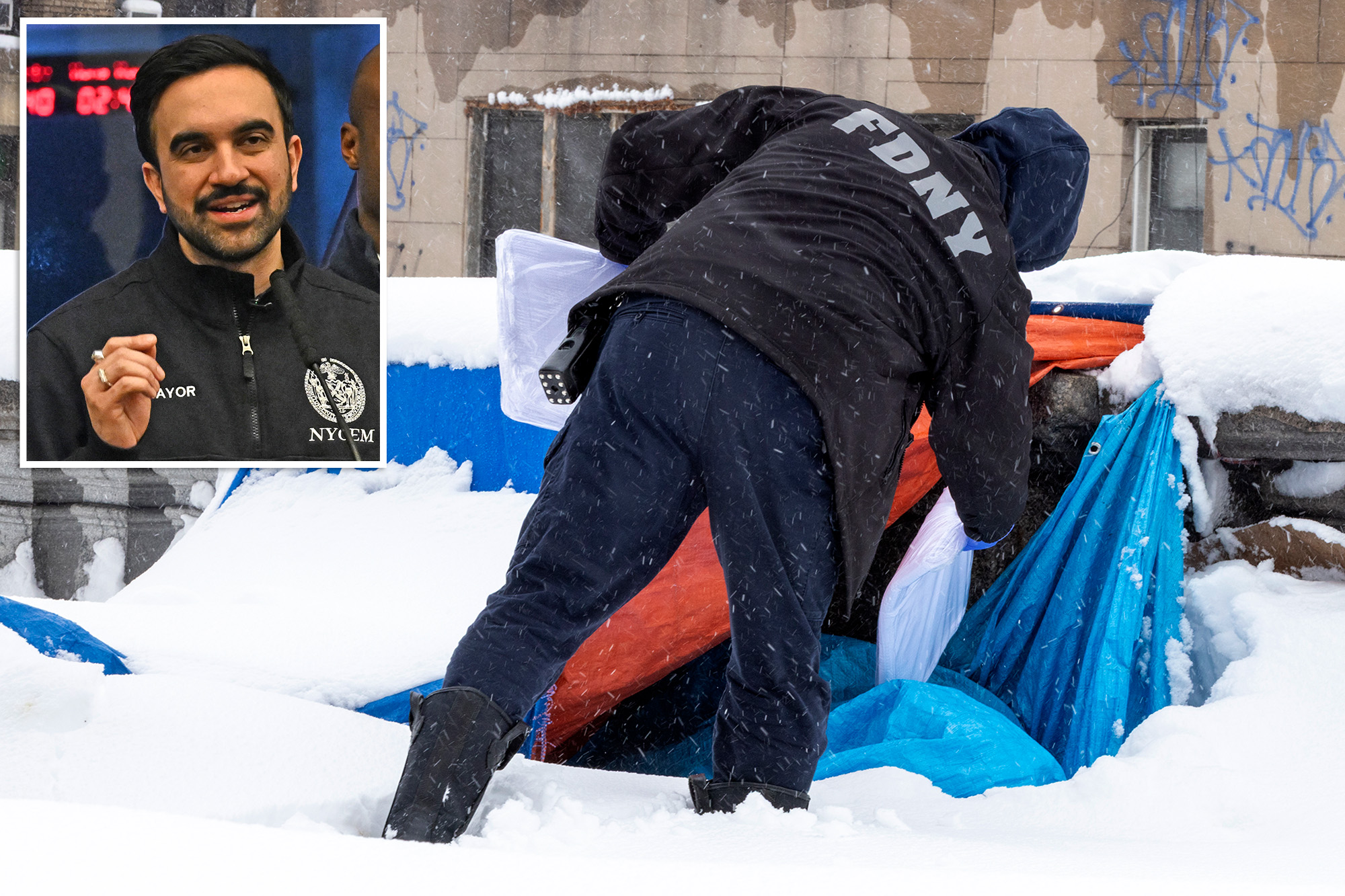 NYC won’t tear down street encampments, Mamdani says – as homeless ...