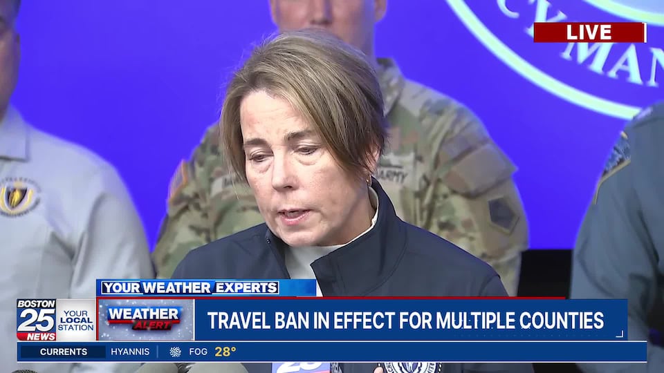 Gov. Healey issues travel ban in 3 Massachusetts counties as blizzard ...