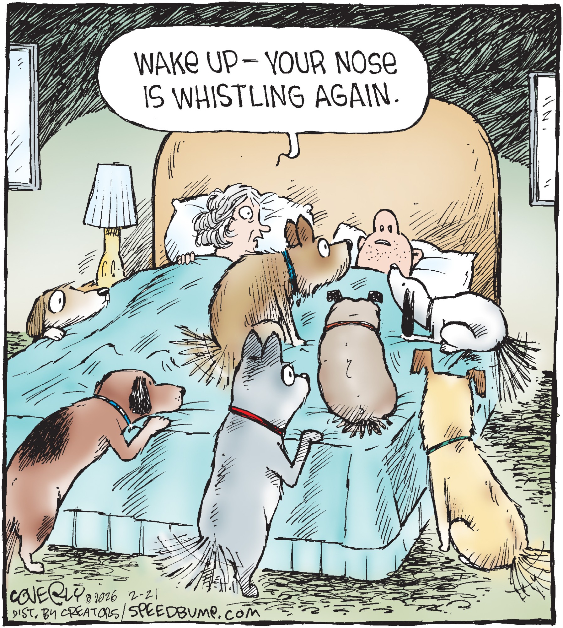 Daily comics: Speed Bump by Dave Coverly