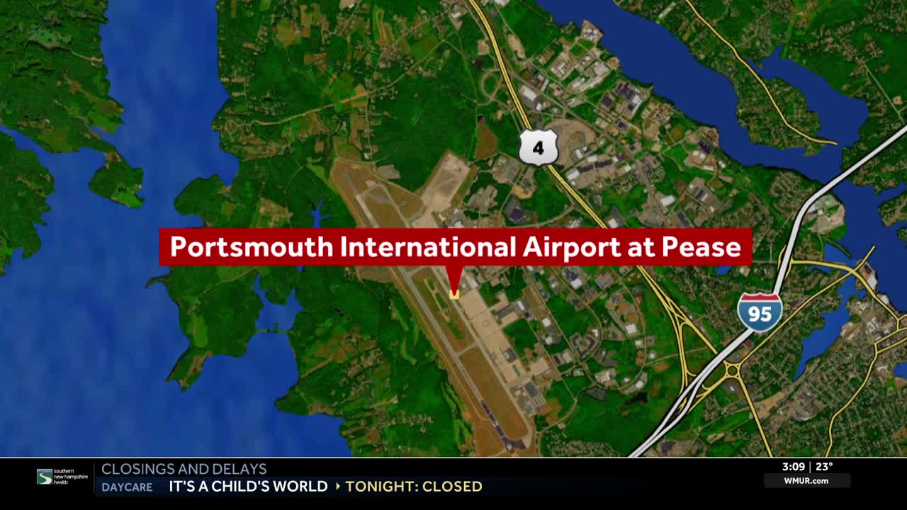 Plane with ICE detainees stuck on tarmac at Pease Airport in New Hampshire