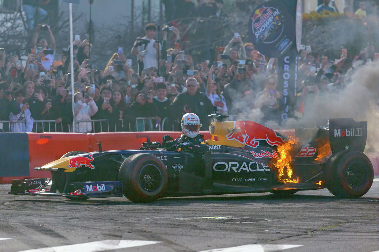 Red Bull's F1 showcase in the marina was utter chaos