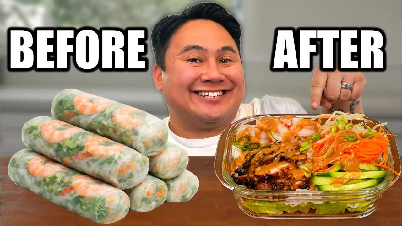Perfect spring roll meal prep