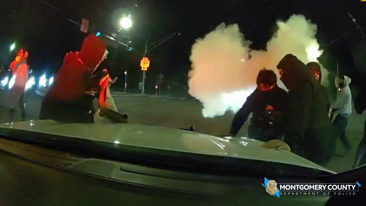Dashcam footage: Police release video of car meet up in Montgomery County