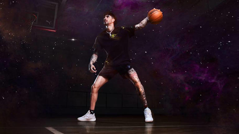 LaMelo Ball debuts PUMA MB.05 'Mist' and 'Camo' colorways