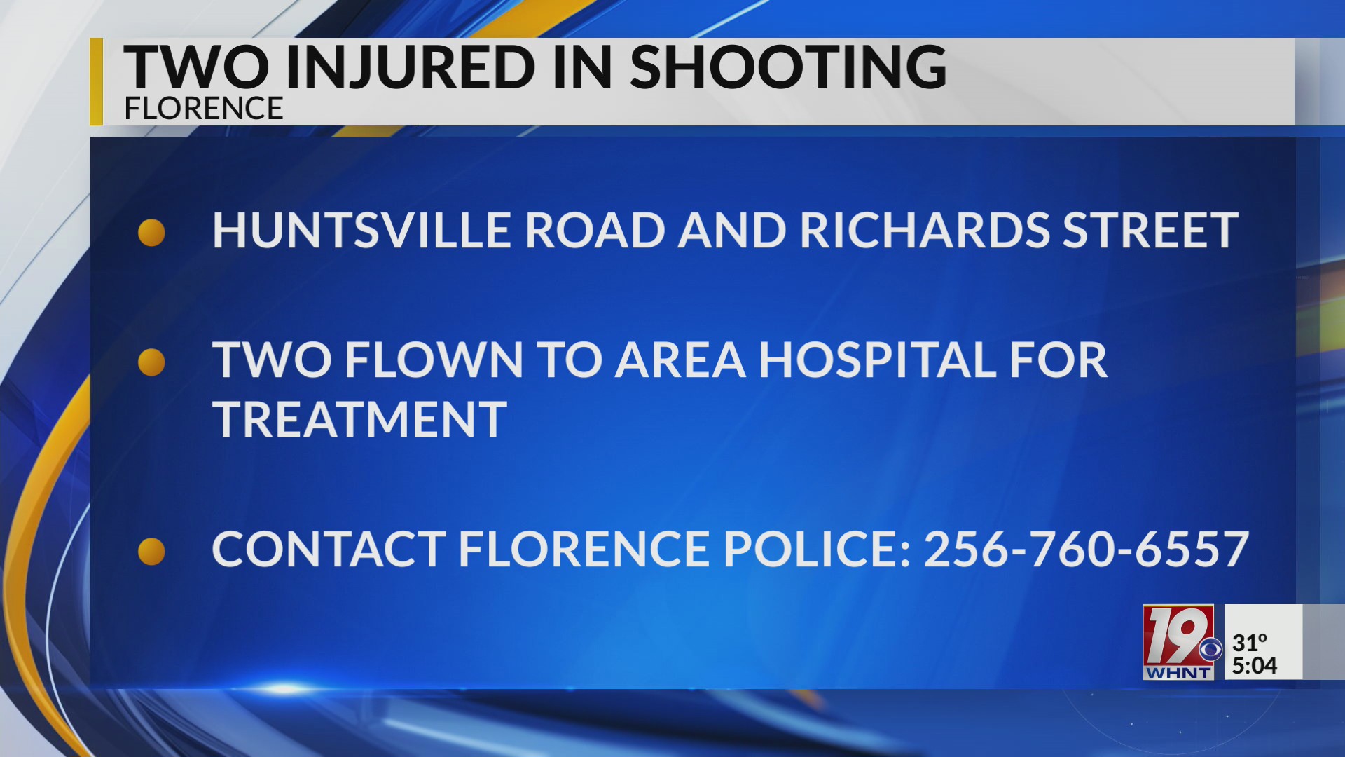 FPD looking for tips on shooting | Feb. 23, 2026 | News 19 at 5:00