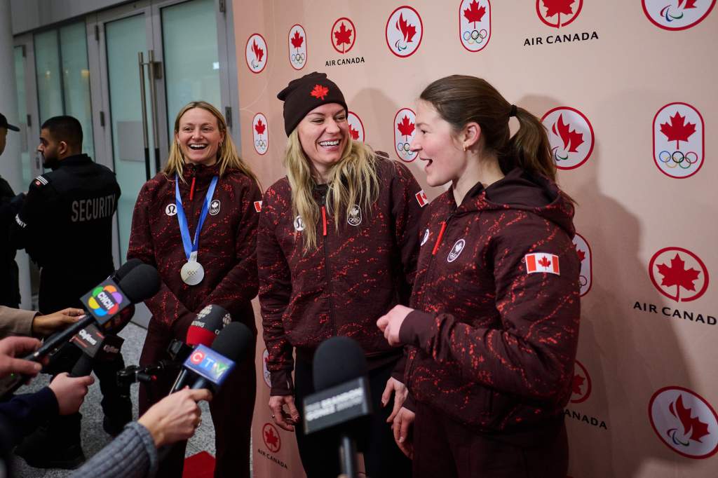 Team Canada athletes welcomed home after 21-medal Olympic performance