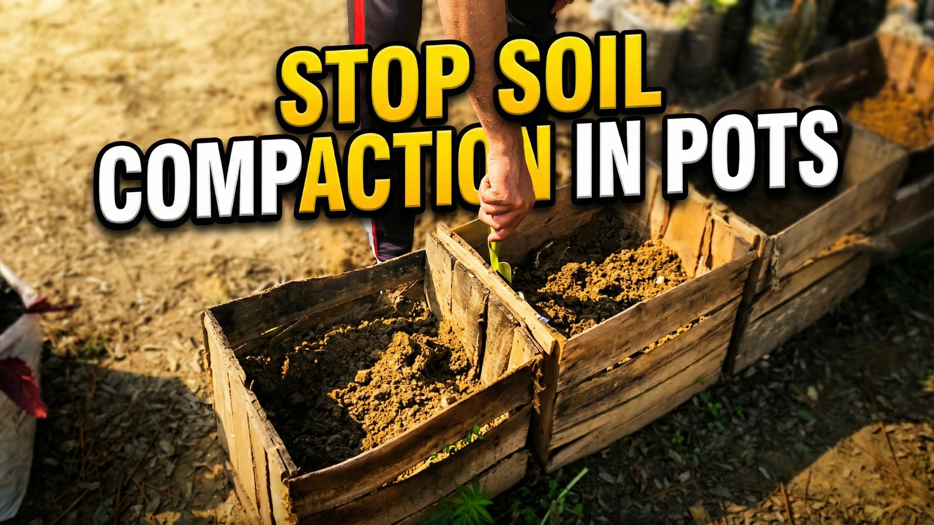 Soil compaction in containers prevention tips for better growth