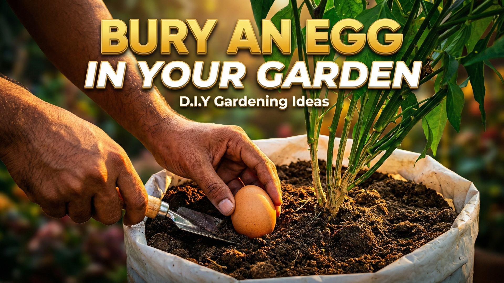 Surprising results of burying an egg in your garden