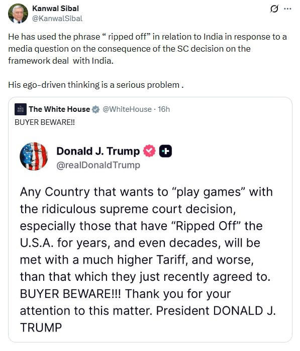 Is Trump's 'higher tariff' threat directed at India?