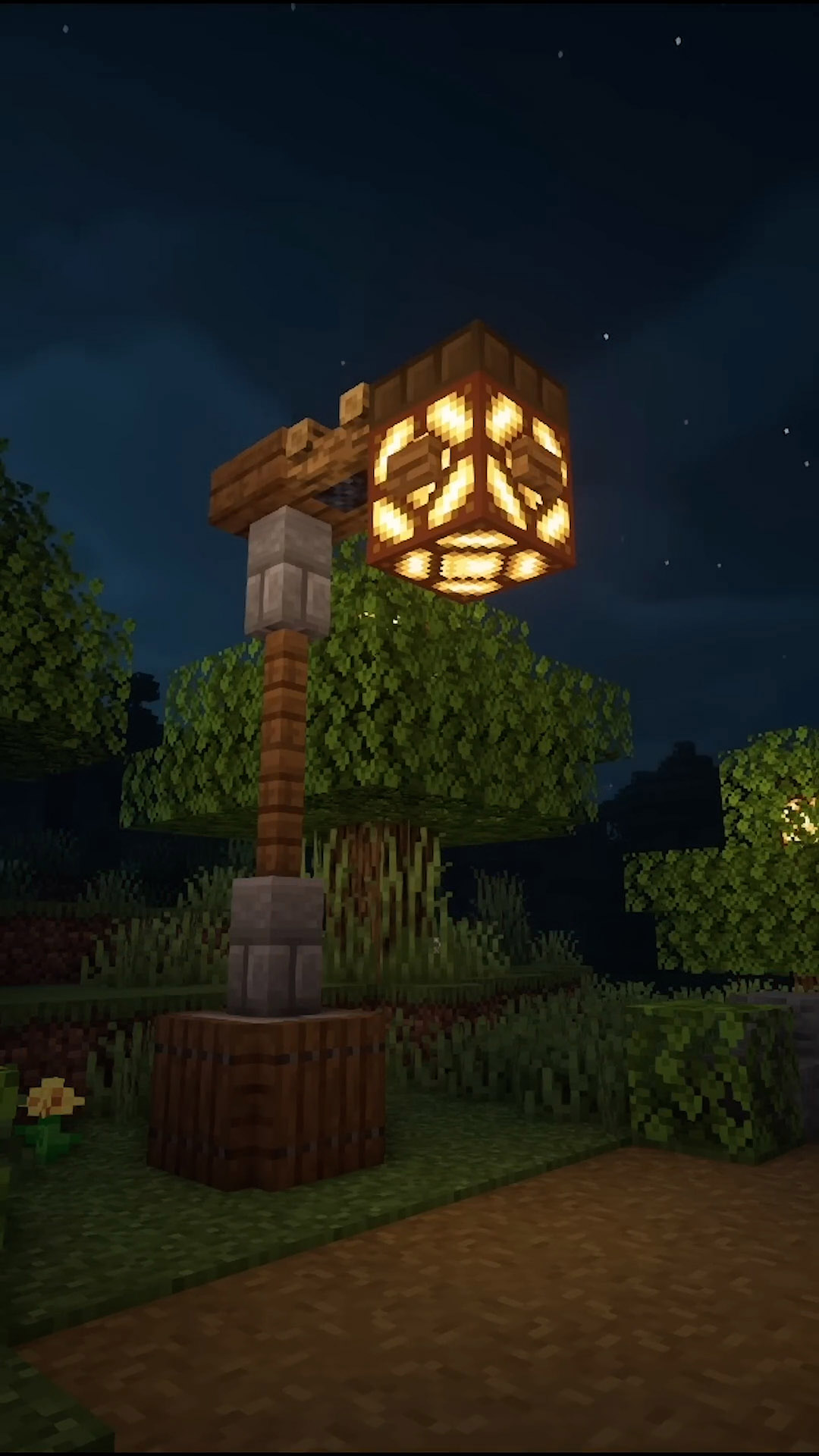 A smart automatic lighting system in Minecraft