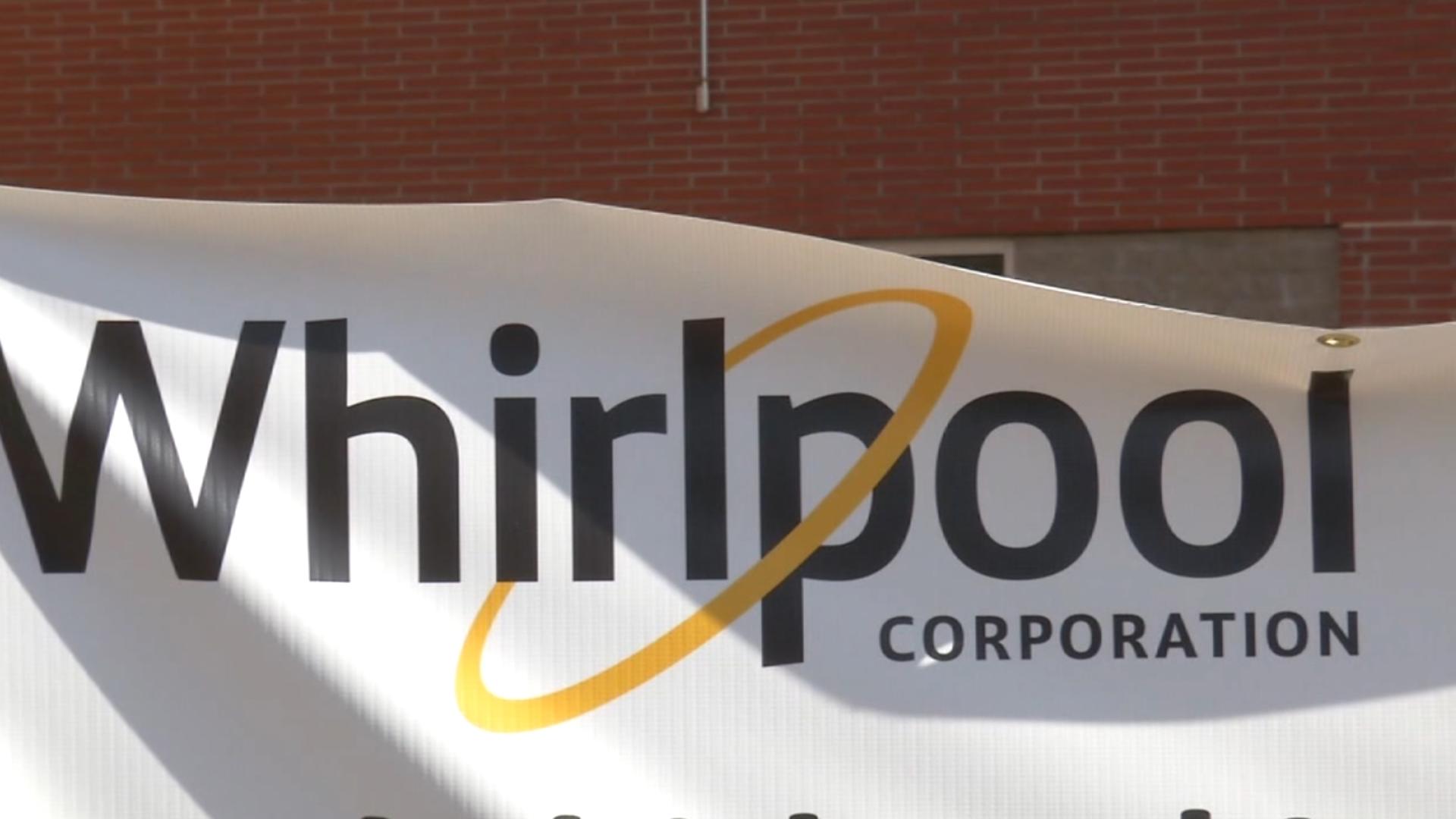 Unions protest Whirlpool layoffs in Iowa
